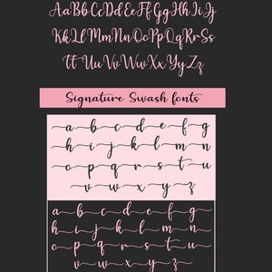 Hello Signature Duo Font With Tails Embroidery Machine 624 Fonts 6 ...