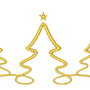 Merry Christmas Tree Embroidery Machine Design Instant Download 10 ...