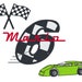 Race Car Embroidery Machine Designs Font Bundle Set 174 Files Instant ...