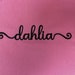 Dahlia Signature Font With Tails Machine Embroidery 6 Sizes 624 Files ...