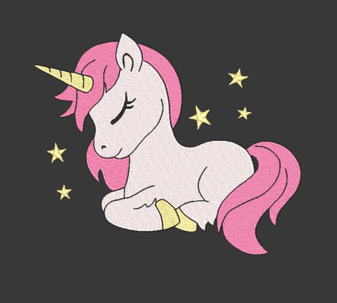 Cute Unicorn Embroidery Machine Designs INSTANT DOWNLOAD Fill Stitch 10 ...