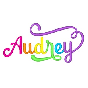 Audrey Font With Tails Swash Embroidery Machine Designs 654 Fonts 6 ...