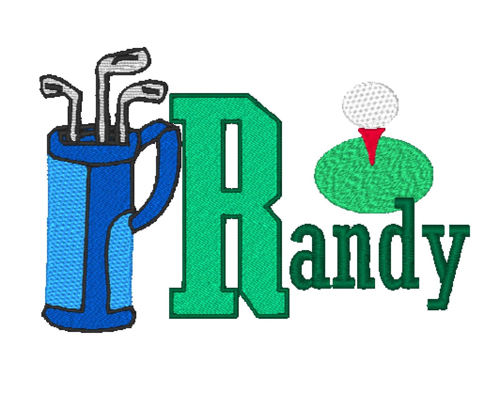 172 Golf Embroidery Machine Designs Bundle Set BX Fonts - Instant ...