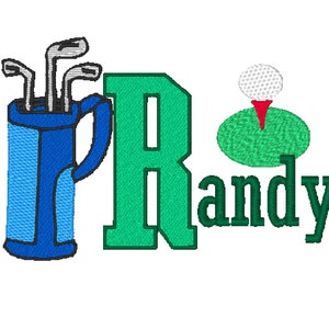 172 Golf Embroidery Machine Designs Bundle Set BX Fonts - Instant ...