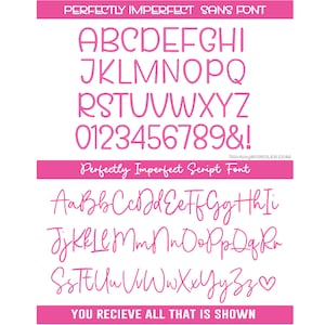 Perfectly Imperfect Duo Font Embroidery Machine Designs BX Monogram - 2 ...
