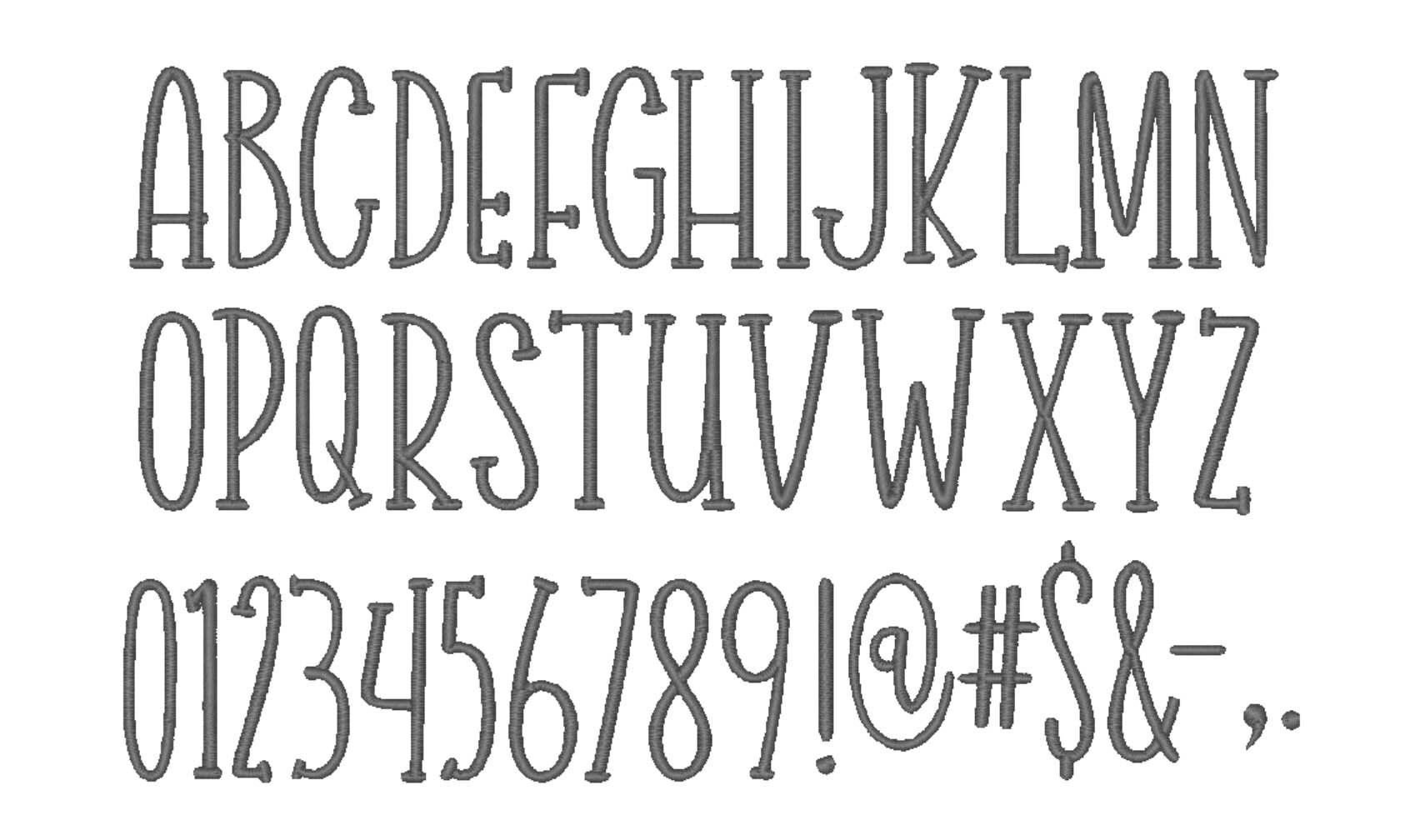 Farmhouse Duo Script and Serif Font Embroidery Machine Designs - Etsy