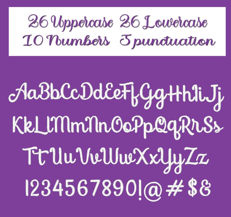 Audrey Font With Tails Swash Embroidery Machine Designs 654 Fonts 6 ...