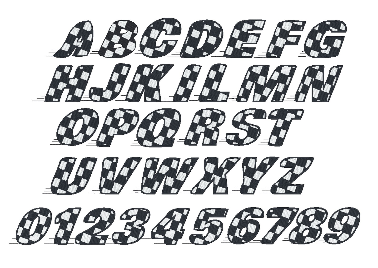 Race Car Embroidery Machine Designs Font Bundle Set 174 Files - Etsy