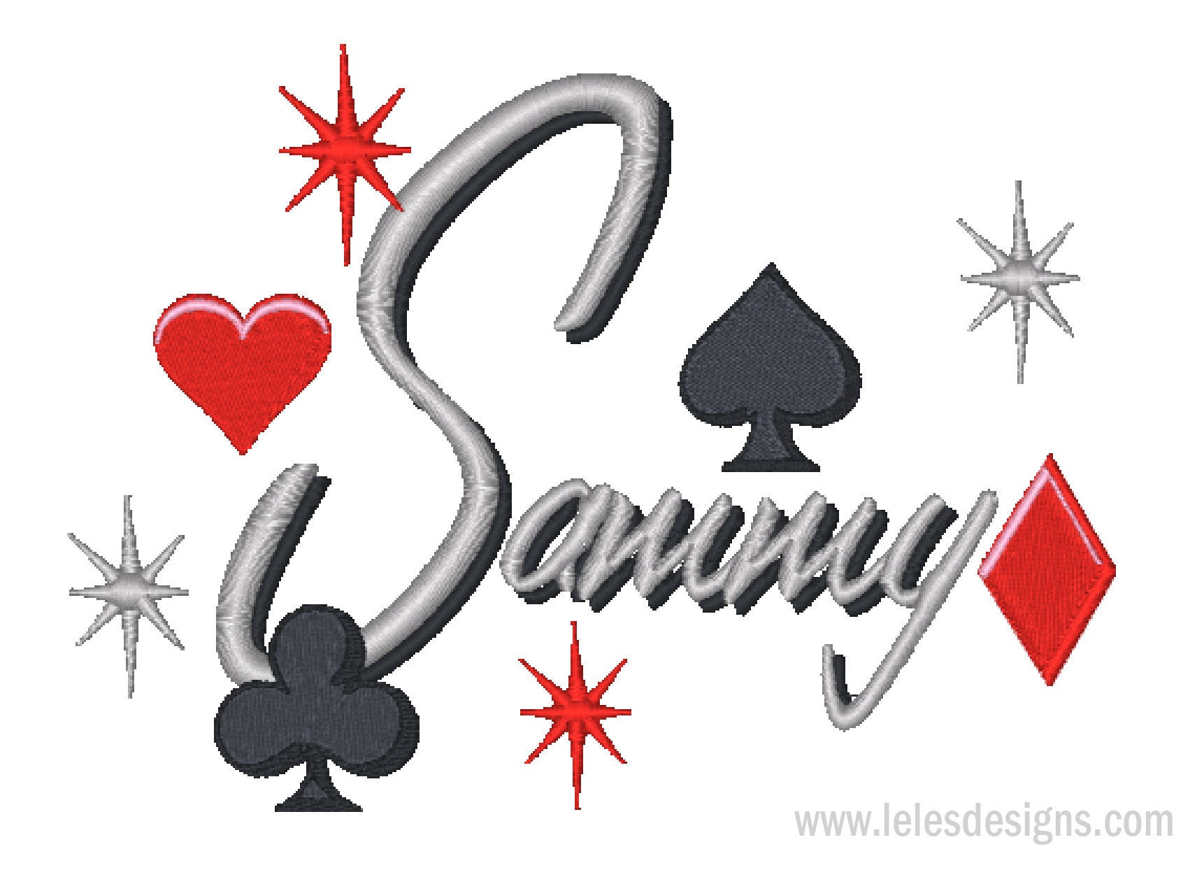 138 Las Vegas Embroidery Machine Designs Font Bundle Set Instant ...