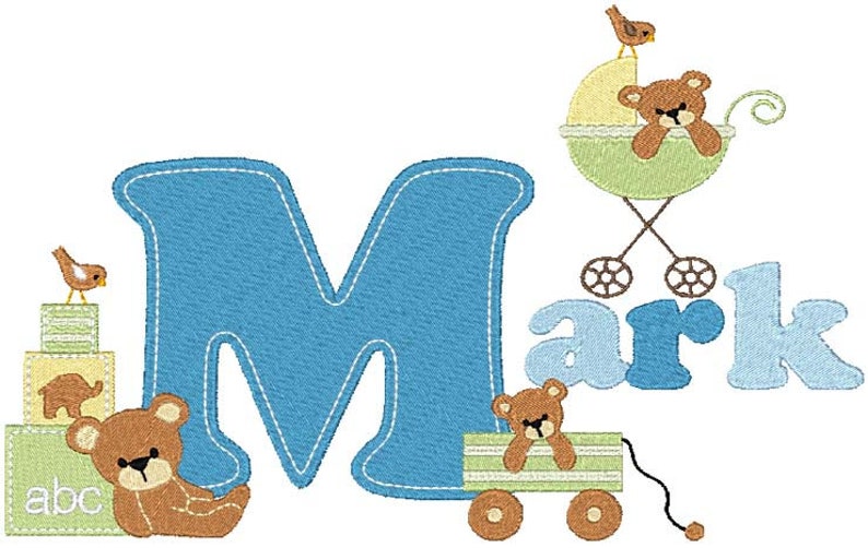 127 Baby Bear Embroidery Machine Designs Bundle Set with Font | Etsy