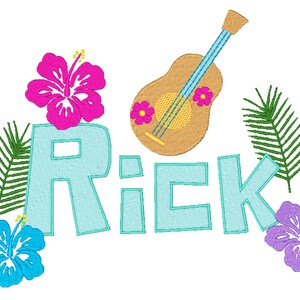 97 Hawaiian Tiki Embroidery Machine Designs Bundle Set Monogram BX Font ...