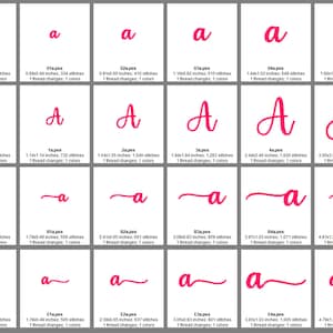 Hello Signature Duo Font With Tails Embroidery Machine 624 Fonts 6 ...