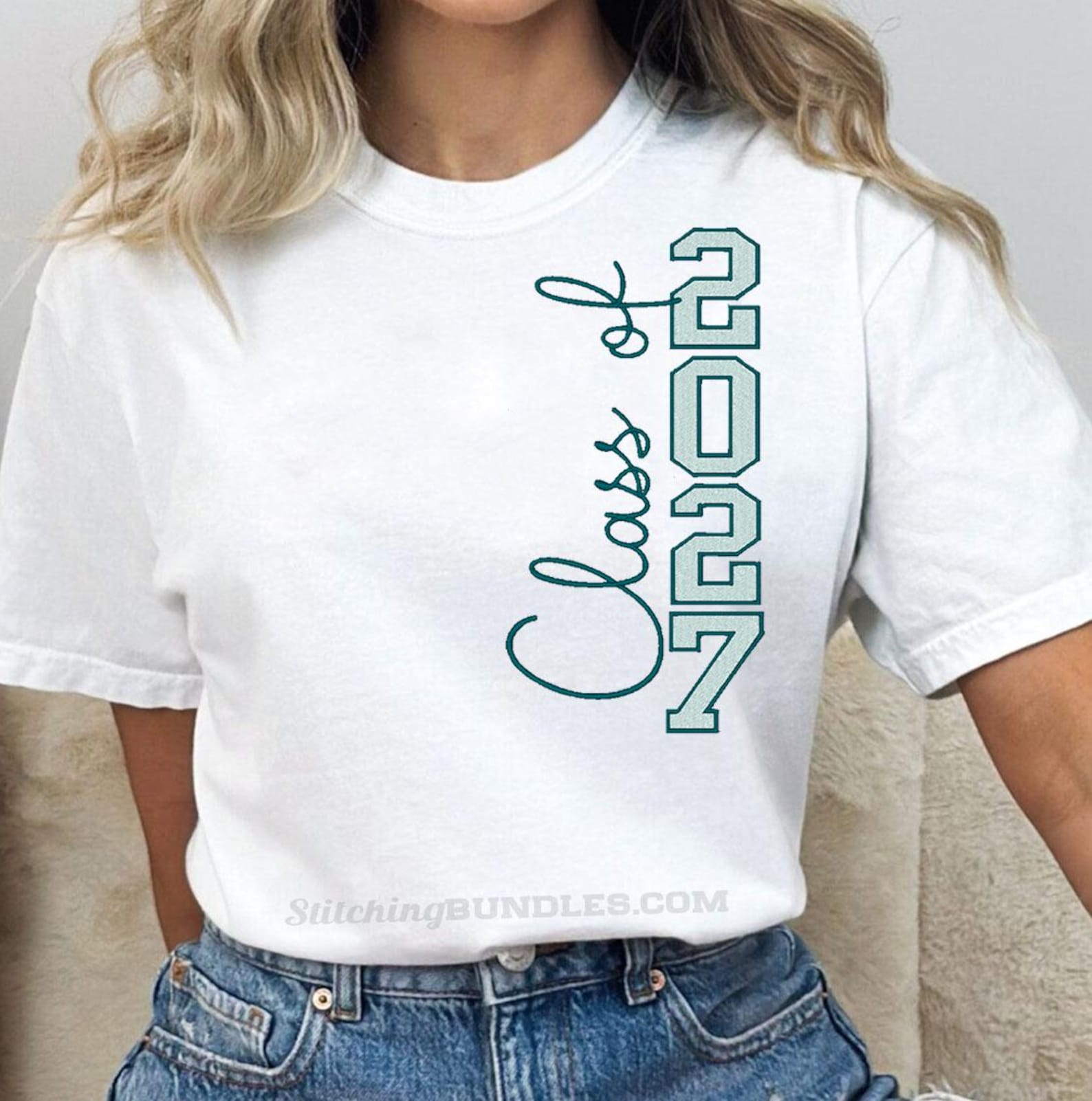 Class of 2027 Embroidery Machine Designs Senior Graduate 9 Sizes 4X4 ...
