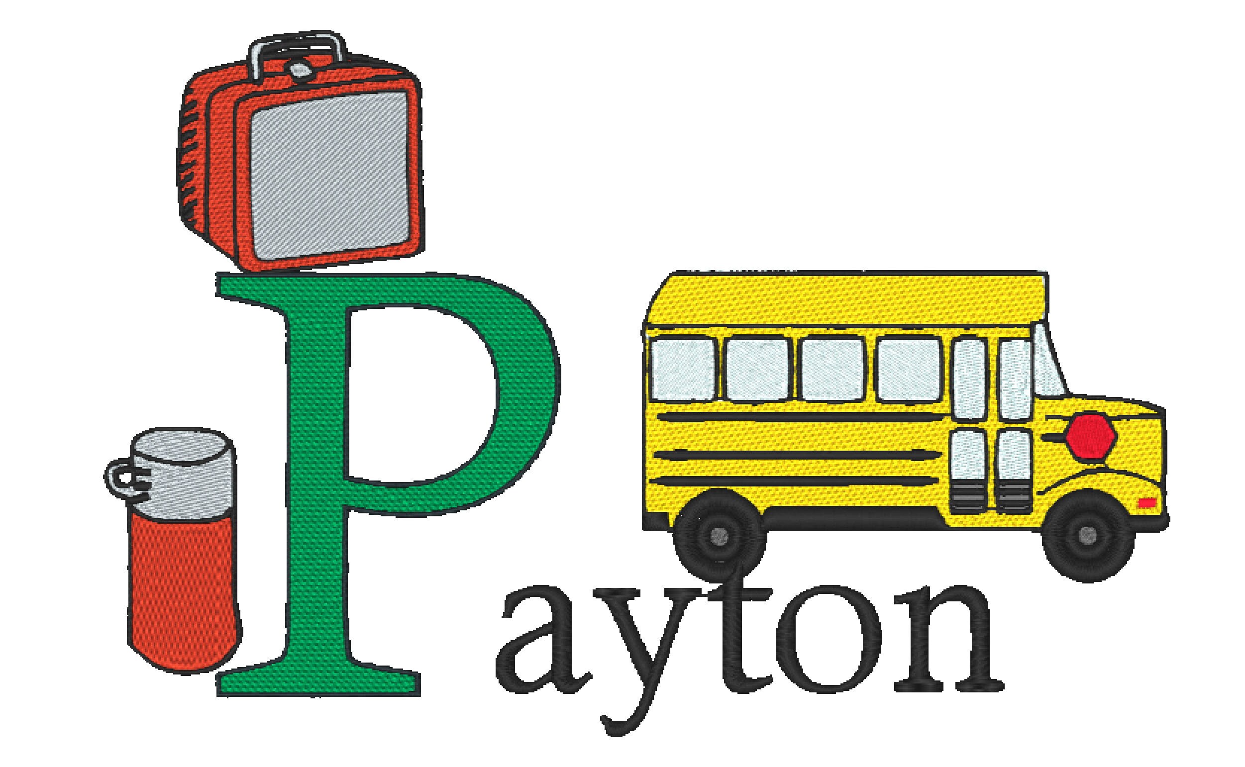 114 Back to School Embroidery Machine Designs Bundle Set Monogram ...