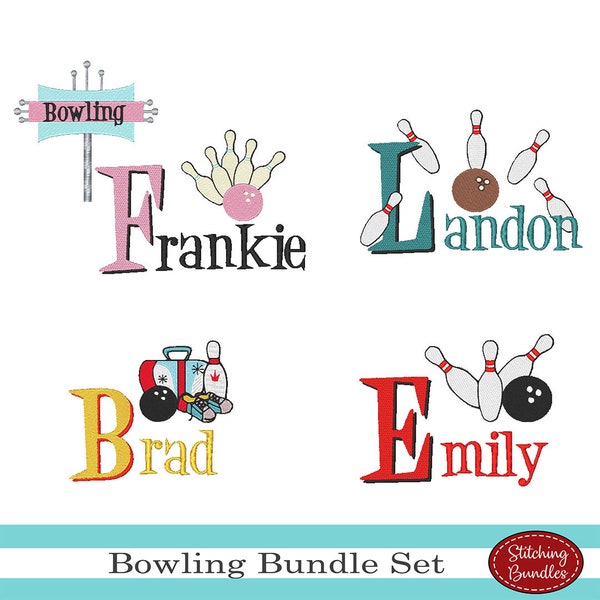 Bowling Fonts - Etsy