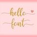 Hello Signature Duo Font With Tails Embroidery Machine 624 Fonts 6 ...