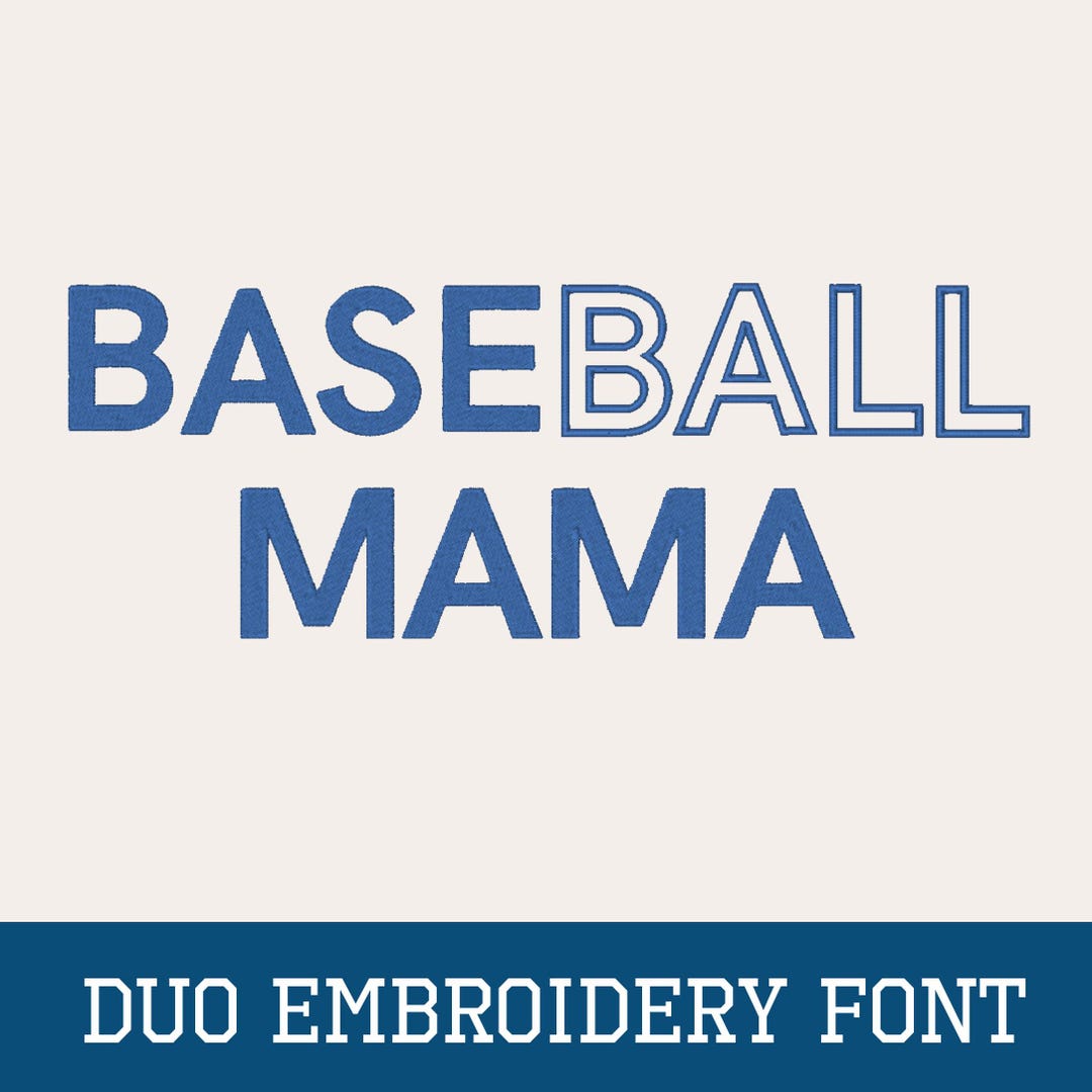 Beyond Limits Duo Embroidery Font Set BX Monogram 768 Files 6 Bold & 6 ...