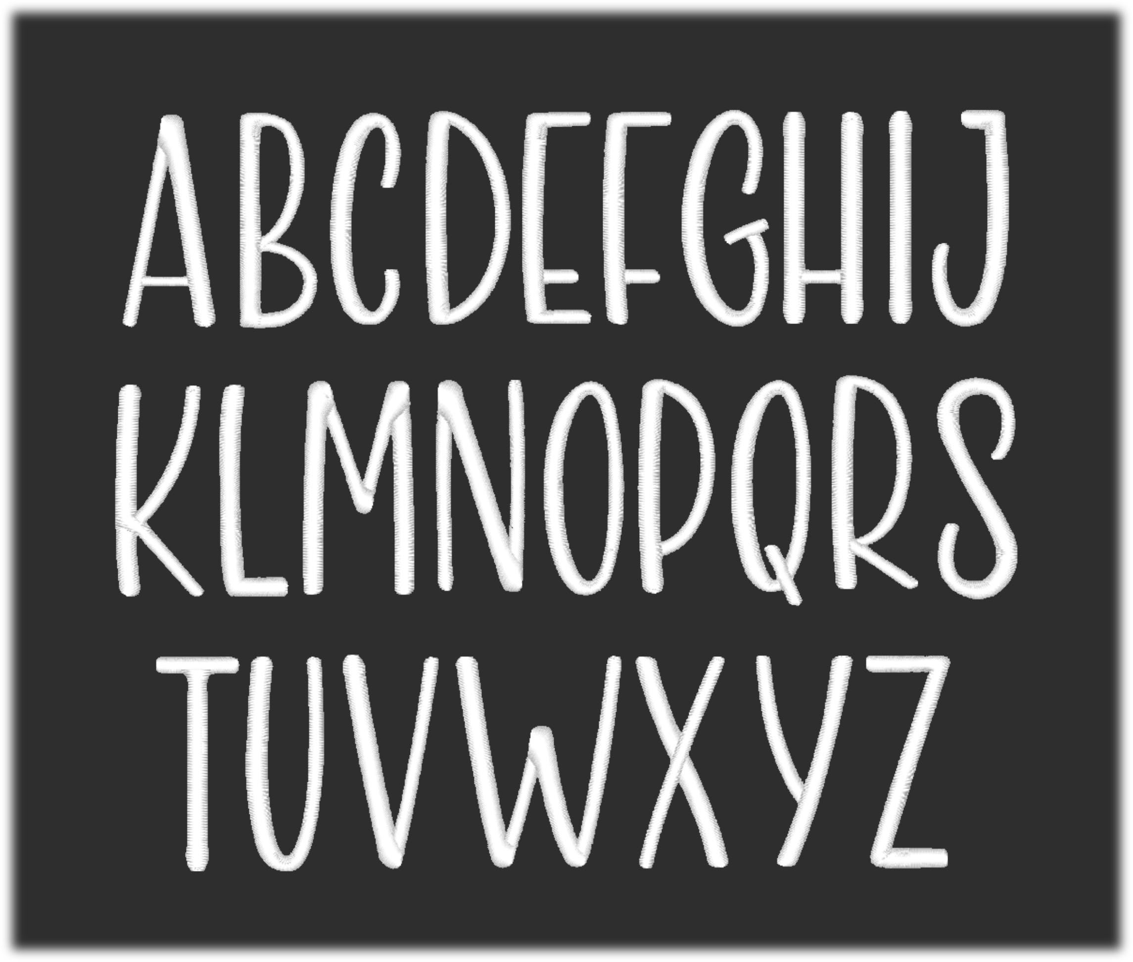 Beauty Marks Duo Font Embroidery Machine Designs BX Monogram Includes 2 ...