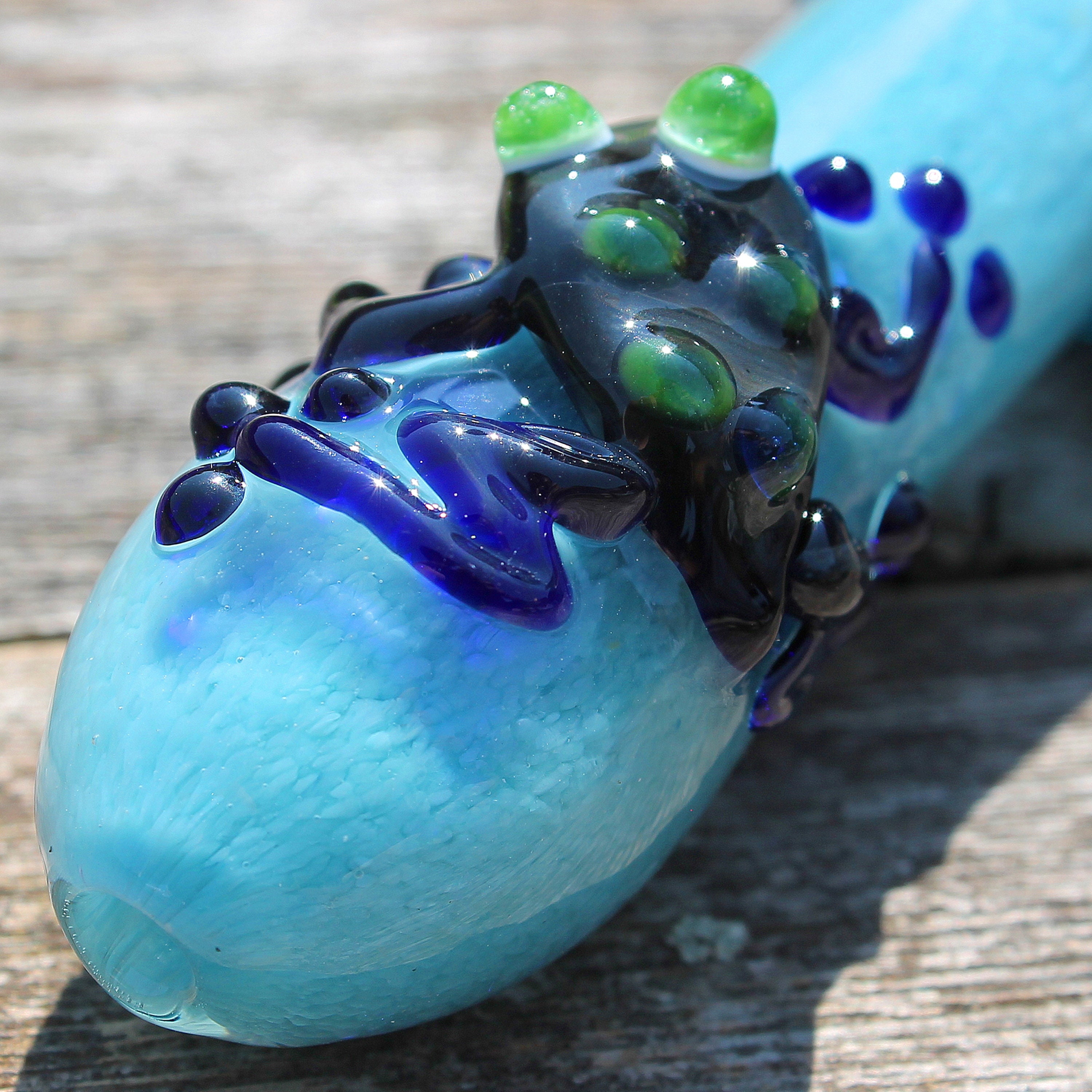 4.5 sea World Glass Smoke Bowl Pipe Smoking Pipes - Etsy