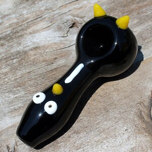 4" Birds Glass Smoking Pipes Cute Silly Black Jade Bird Pink Flamingo ...