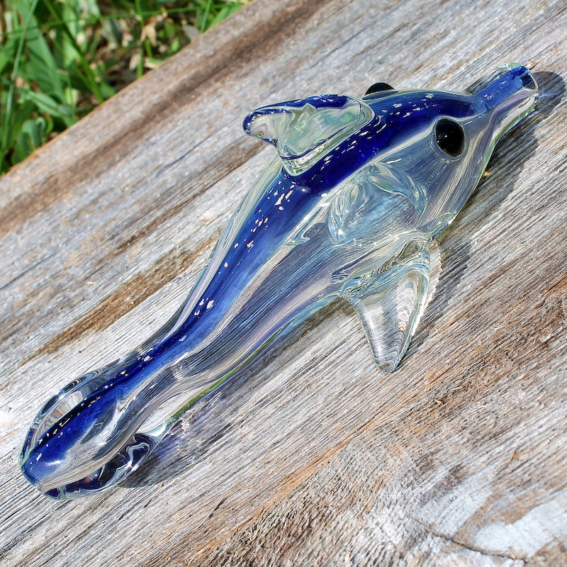 Glass Dolphin Pendants - Etsy