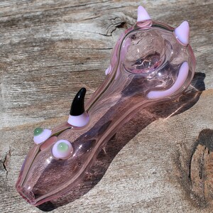 4" Birds Glass Smoking Pipes Cute Silly Black Jade Bird Pink Flamingo ...