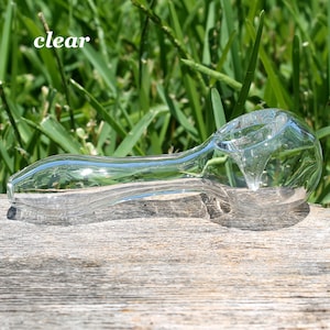 4 Glass Smoke Bowl simplicity Series Smoking Pipe Tobacco Bowls Spoon ...