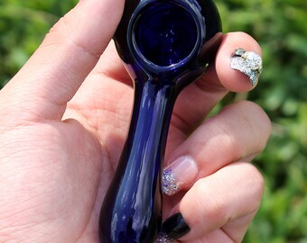 4.5 Heavy Duty Glass Smoking Pipe Spiral Tobacco Bowls for Smoke Bowl ...
