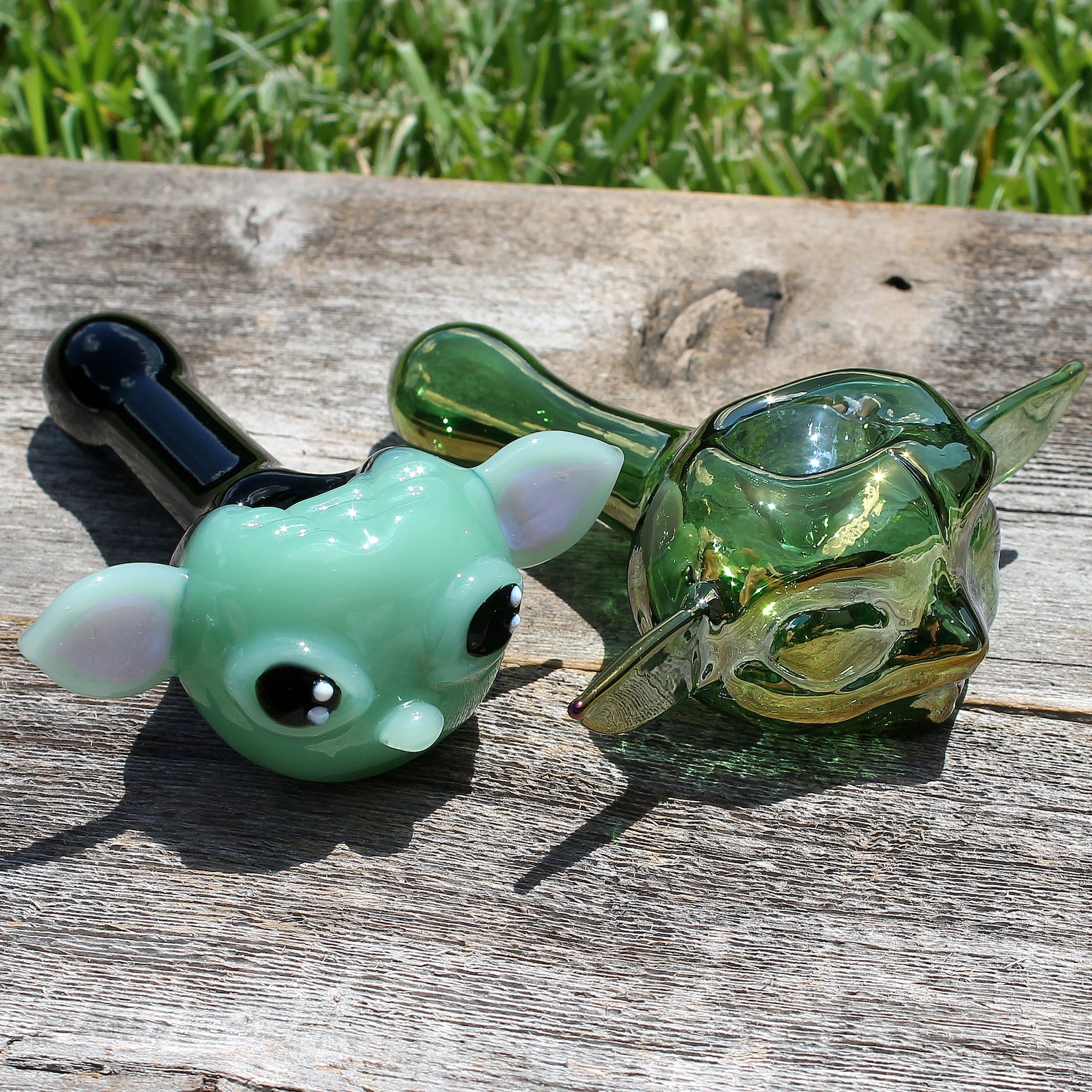 5.5" Star Wars Baby Yoda Glass Smoke Bowl Unique Smoking Pipes Bowls ...