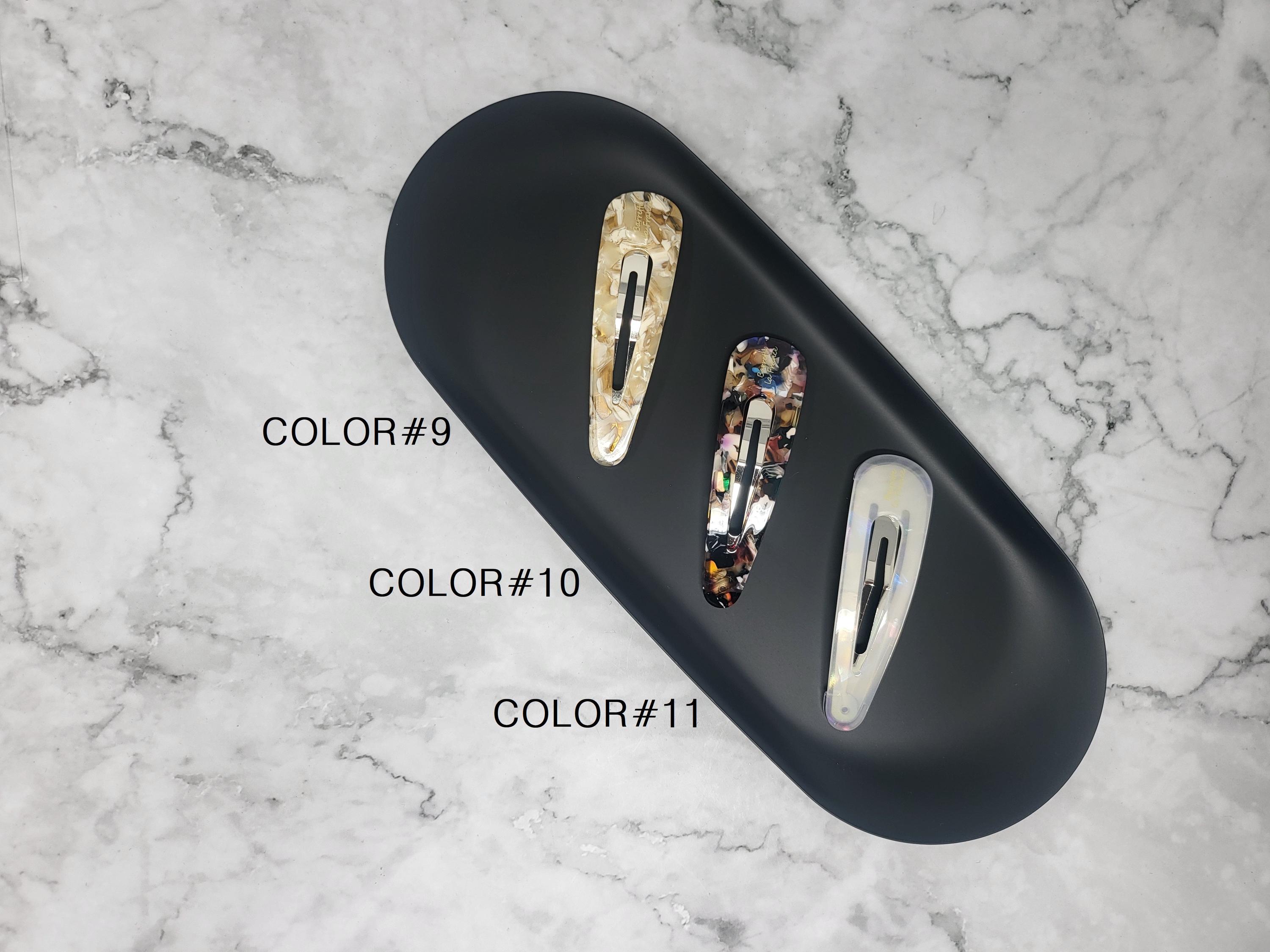 Tortoise Resin Hair Clips: French Modern Snap Clip, Handmade - Etsy