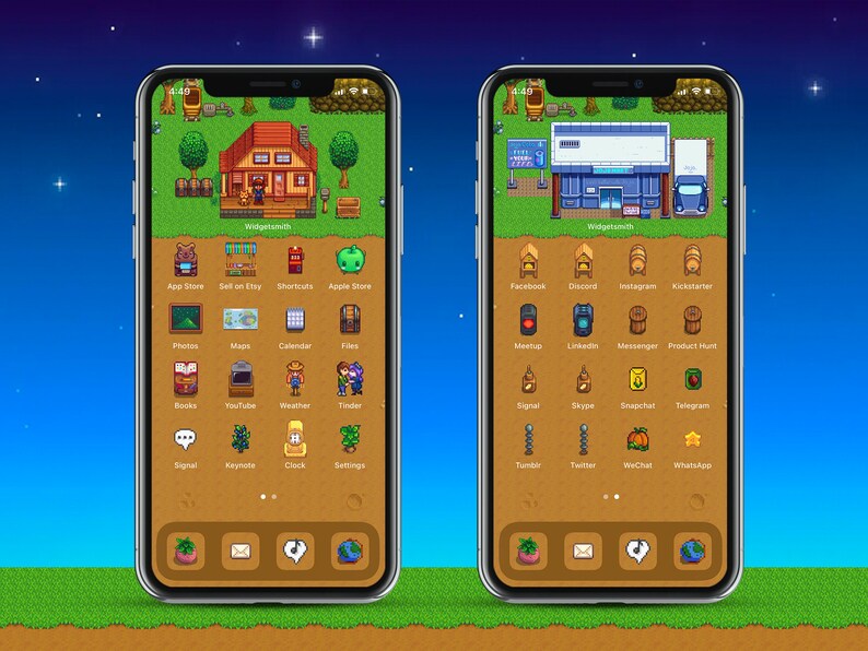 IOS 259 Iconos / Stardew Valley iPhone IOS14 App Icons Pack / Tema de ...