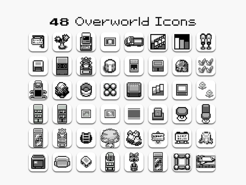 Ios 293 Icons | Pokemon Red Blue Version iPhone IOS14 App Icons Widgy ...