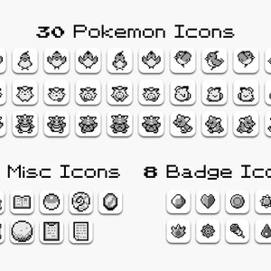 Ios 293 Icons | Pokemon Red Blue Version iPhone IOS14 App Icons Widgy ...