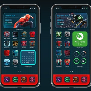 Ios 36 Icons Spider-man iPhone IOS14 App Icons Pack Aesthetic ...
