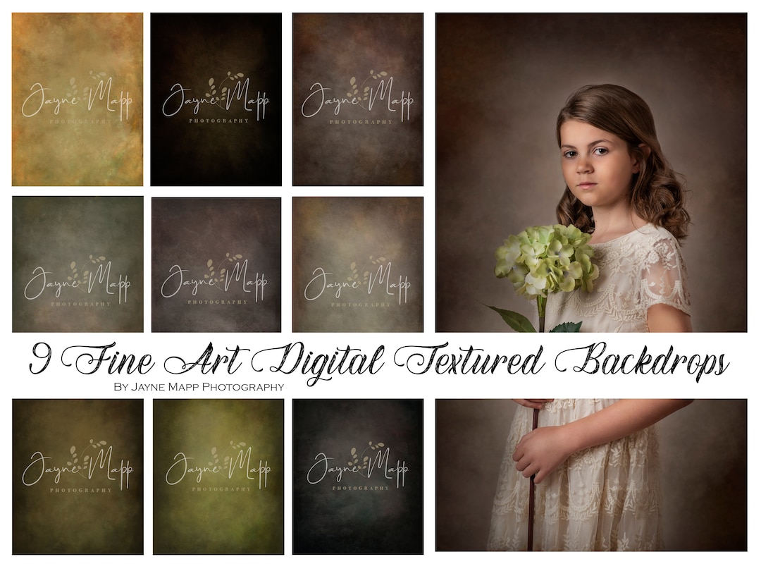 9 Fine Art Portrait Textures: Wheat Field Painterly Photoshop Overlays ...