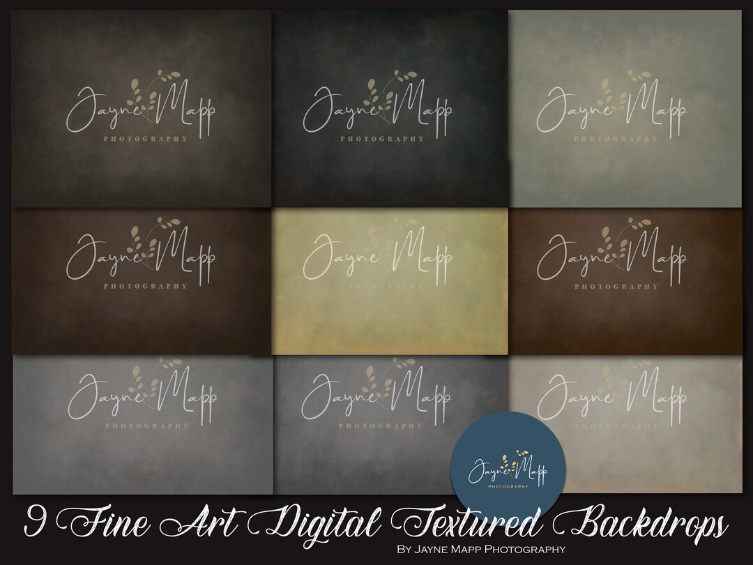 Muted Portrait Textures: Fine Art Photography Overlays (digital ...