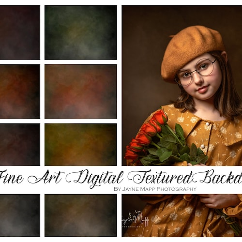 72 Portrait Digital Backgrounds Portrait Textures Fine Art - Etsy Canada