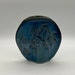 Gorgeous Blue Glazed Pottery Envelope Vase With Leaves Detail - Etsy