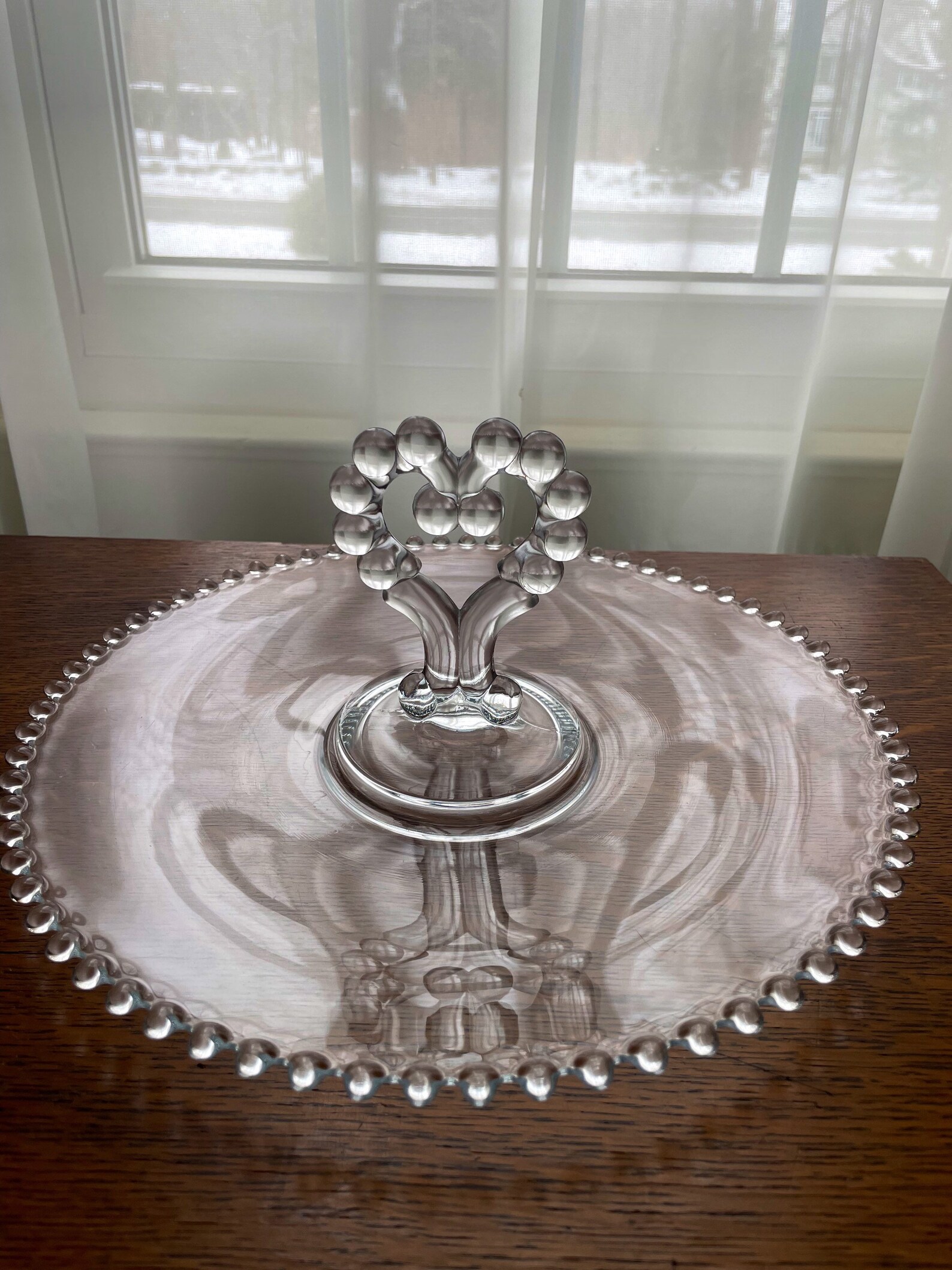 Candlewick Imperial Glass Pastry Tray - Etsy