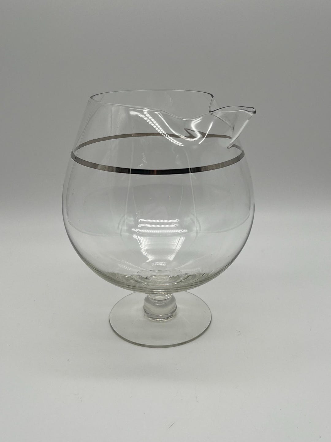 Vintage MCM Dorothy Thorpe Style Martini Pitcher, Brandy Snifter ...
