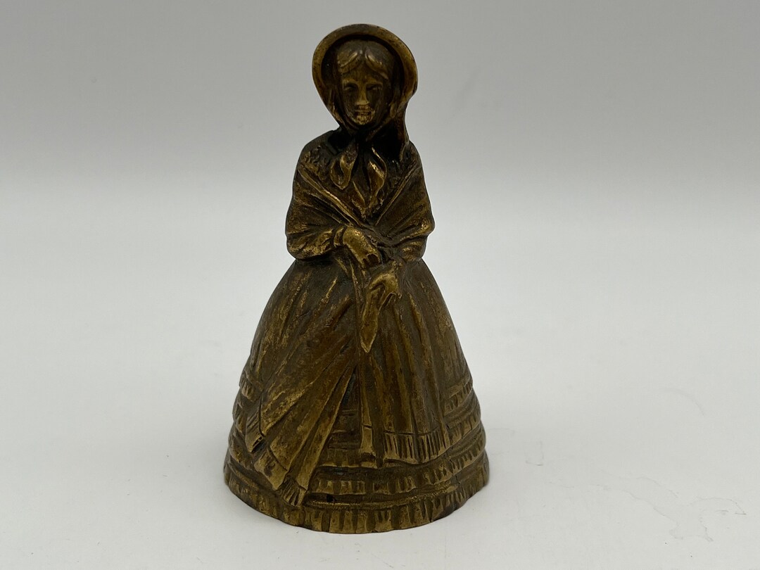 Vintage Despose Brass Lady Bell, Victorian, Ball Clapper - Etsy
