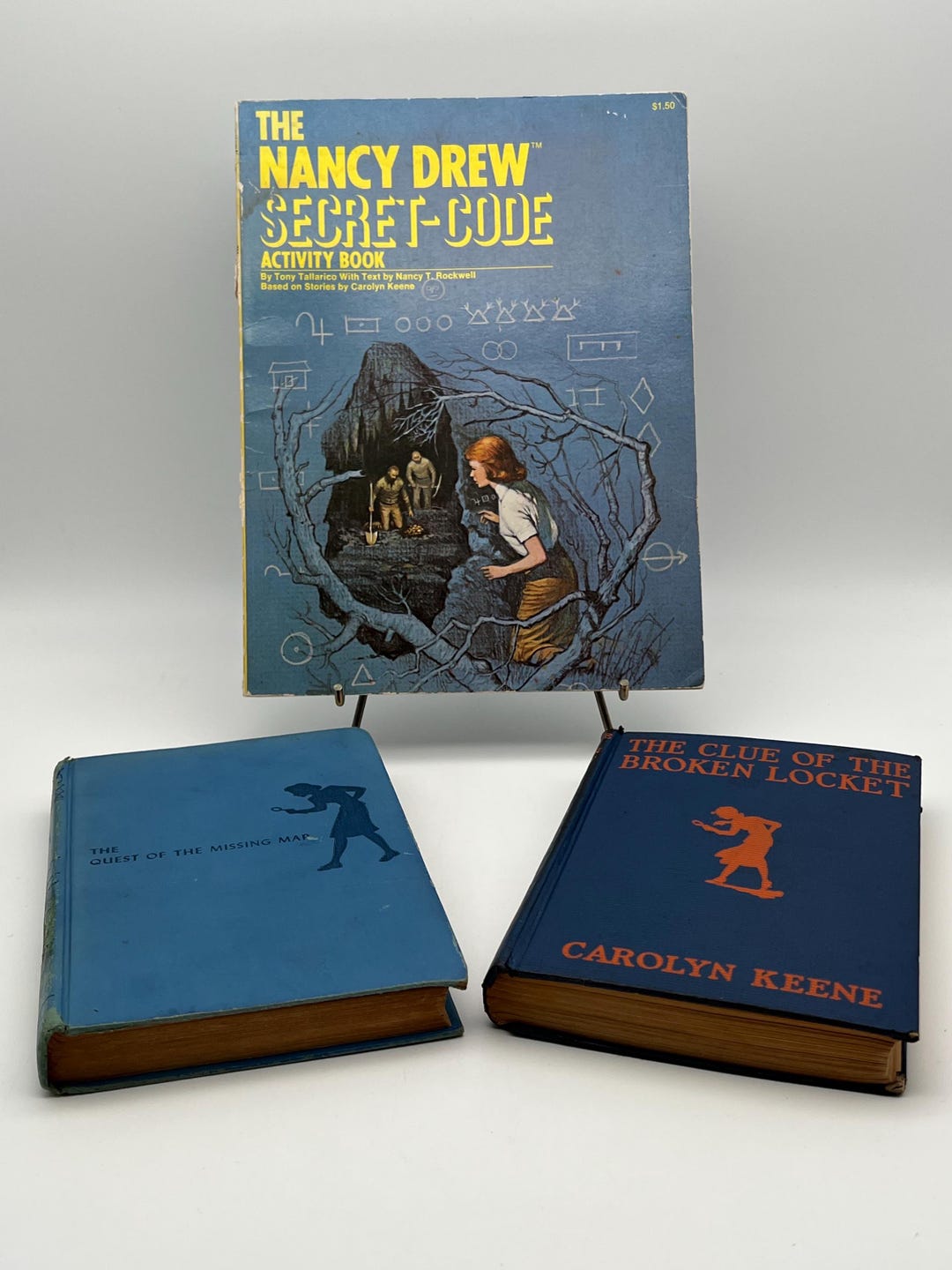 Vintage Nancy Drew Lot, Includes Secret Code Activity Book, the Clue of ...