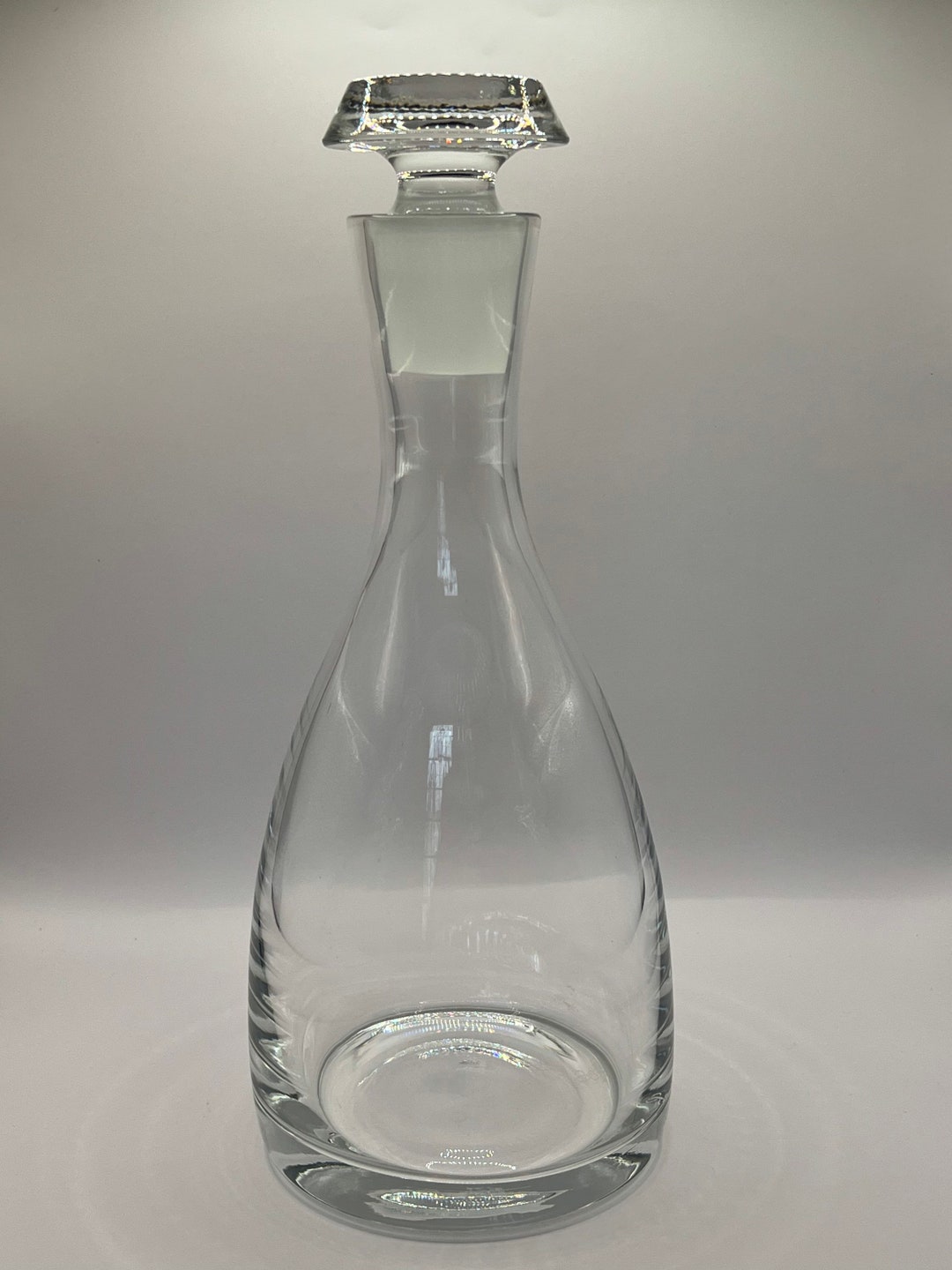 Vintage Chateau Crystal Wine Decanter by Lenox - Etsy