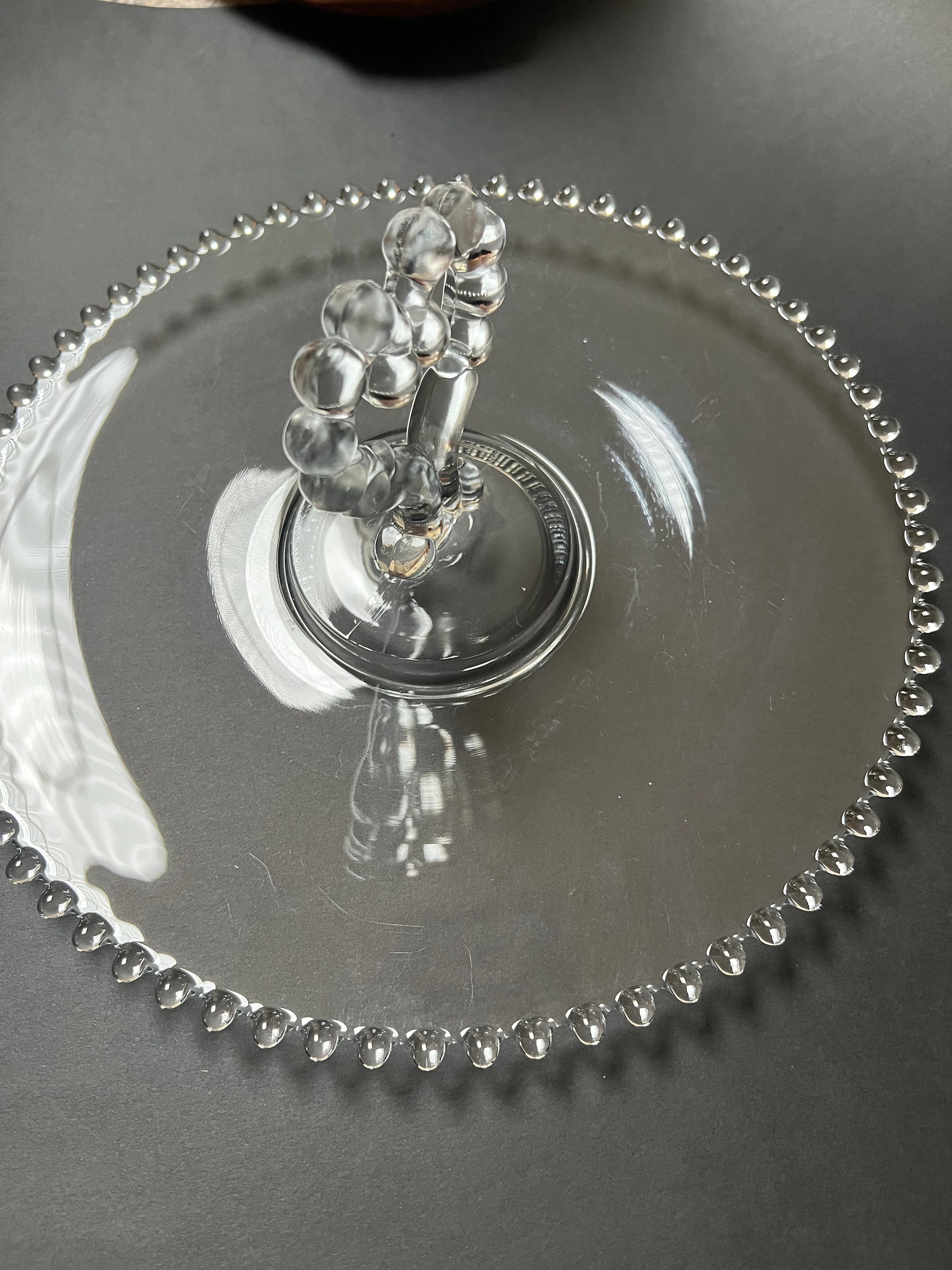 Candlewick Imperial Glass Pastry Tray - Etsy
