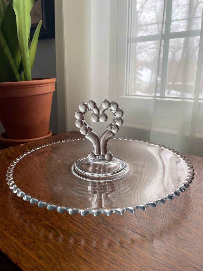 Candlewick Imperial Glass Pastry Tray - Etsy