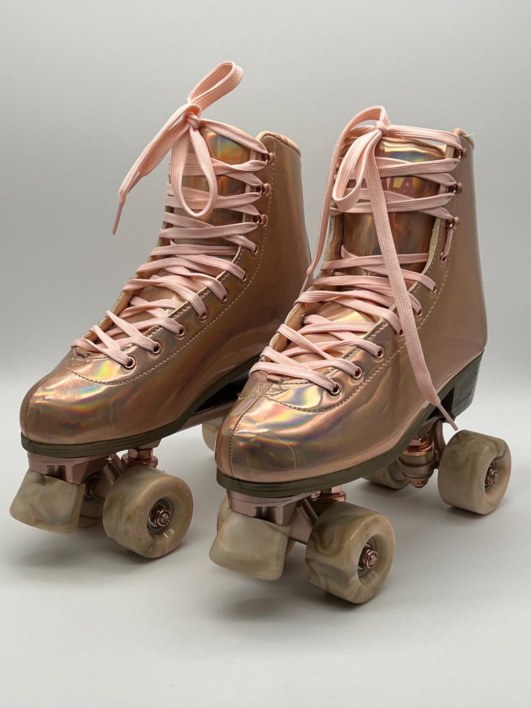 Like New Impala Roller Skates, Women’s US 9, Rose Gold With Safety Gear ...