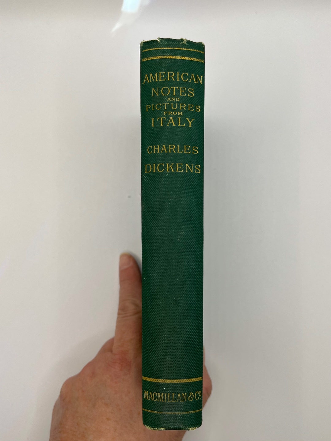 Charles Dickens American Notes and Pictures of Italy, 1893, Hardbound ...