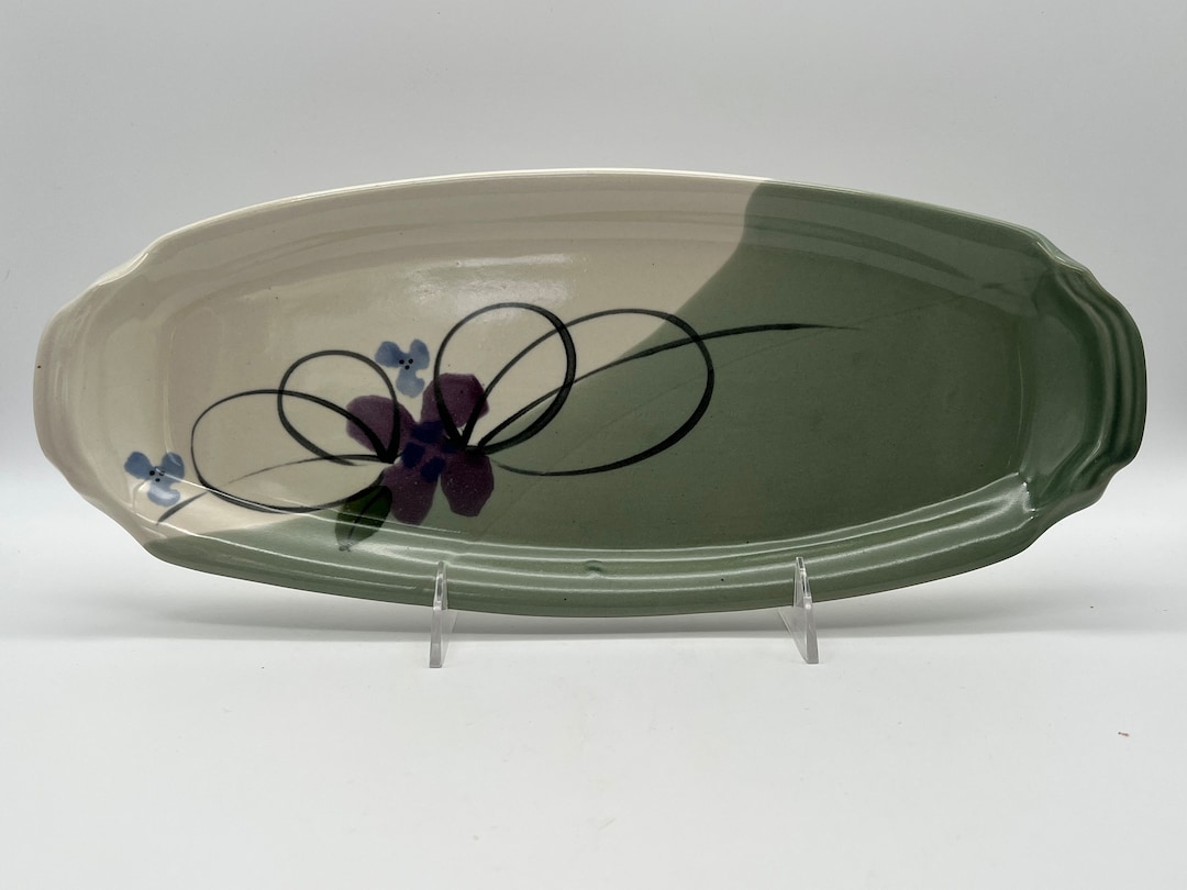 Handmade Pottery Vanity Tray by Kent Follette Art Pottery - Etsy