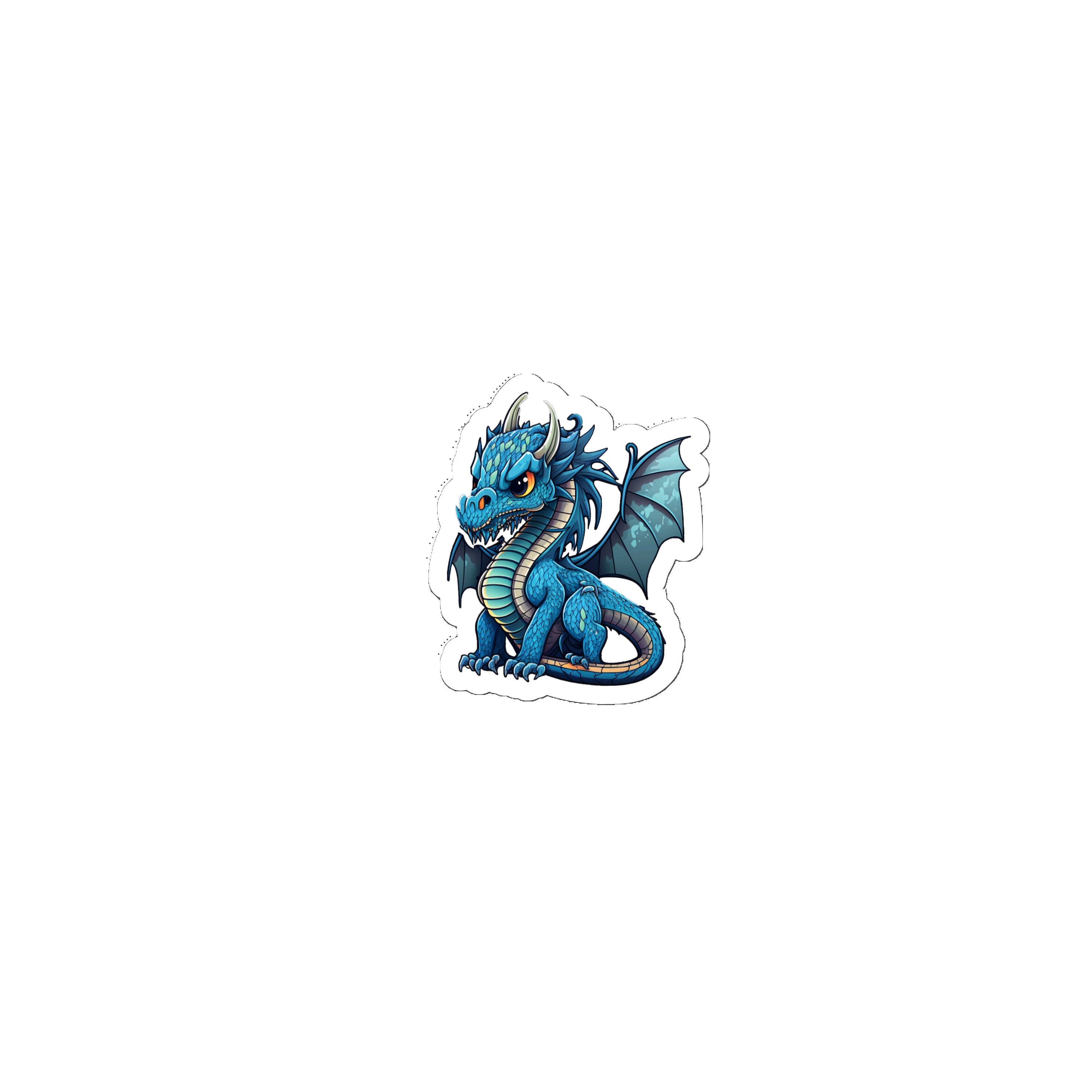 Cute Blue Dragon Sticker Laptop Sticker Sticker Sheet - Etsy