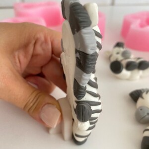 Zebra Set Silicone Mold / Plaster Mold / Baby Bedroom/ for Baby Room ...